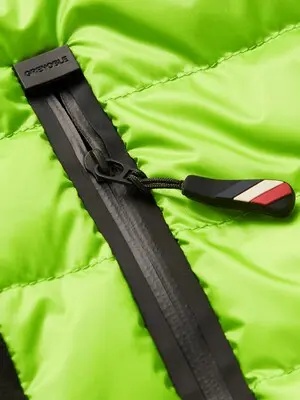 Moncler Quilted Panelled Jersey Down Ski Jacket