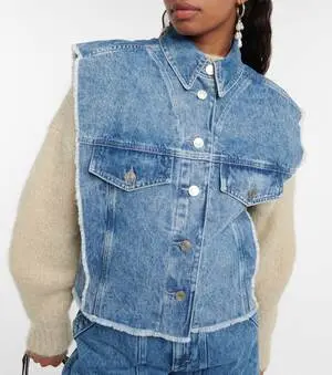 MARANT ETOILE Tyra Denim Vest