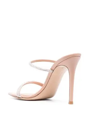 GIANVITO ROSSI Cannes 105mm Suede Sandals