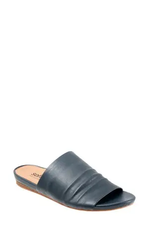 Softwalk Camano Slide Sandal - Navy