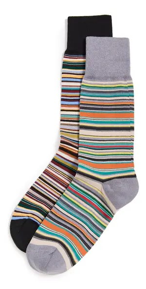PAUL SMITH Paul Smith Signature Stripe Socks - 2 Pack