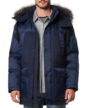 Andrew Marc Faux Fur Outerwear For Men