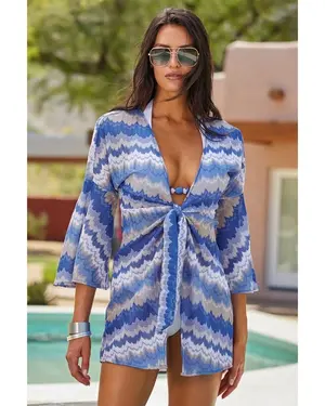 BECCA By Rebecca Virtue Santorini Cover Up Tunic