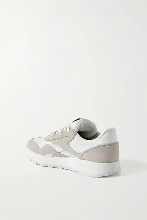 REEBOK Maison Margiela Project 0 Shell, Suede And Leather Sneakers