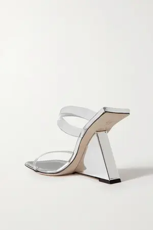 GIUSEPPE ZANOTTI Tutankamon Pvc And Metallic Patent-leather Sandals