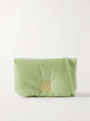 Loewe Puffer Goya Mini Embellished Padded Leather Shoulder Bag