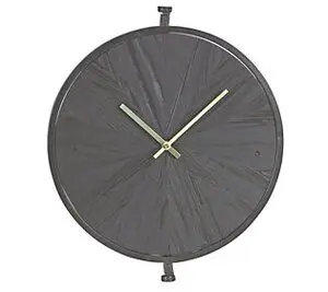 MELROSE Numberless Matte Wooden Wall Clock - One-color