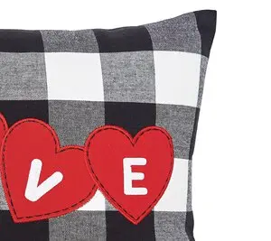 C&F HOME Love Hearts Franklin Pillow