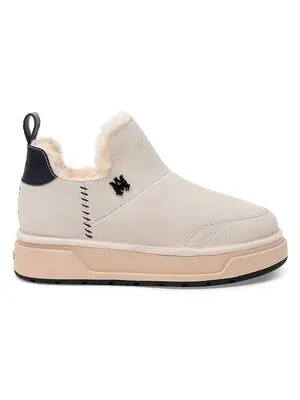Amiri Women's Shearling Puffer Ankle Boots - Alabaster  Alabaster