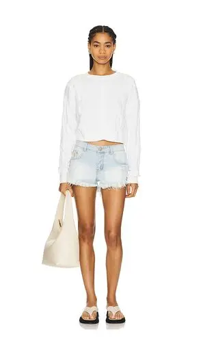 ONETEASPOON Dukes Low Waist Denim Short
