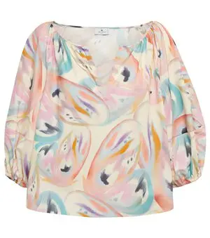 Etro Printed Oversized Blouse