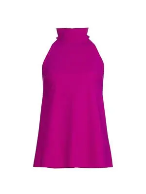 Chiara Boni La Petite Robe Tiffy Halter Blouse Cyclamen