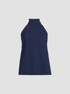 Chiara Boni La Petite Robe Tiffy Halter Blouse - Navy