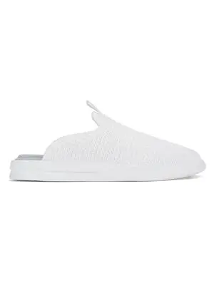 LUSSO CLOUD Men's Pelli Waffle-Knit Slides - Bright White  Bright White