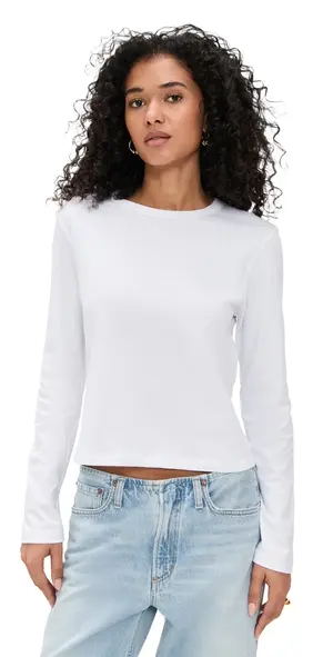 Women's White Long Sleeve Shirts