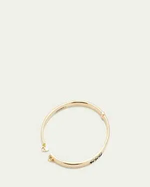 Hoorsenbuhs 18k Yellow Tri-link Bangle Bracelet