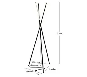 BRIGHTECH Stix 60' Led Tripod Floor Lamp