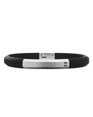 David Yurman David Yurman Streamline ID Bracelet Black/silver