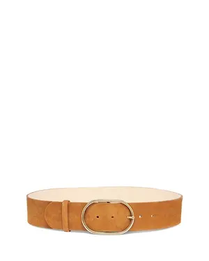 Ba&sh Cole Suede Belt - Cognac
