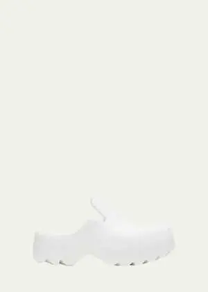 Bottega Veneta Flash Rubber Clogs - 9083 Chalk