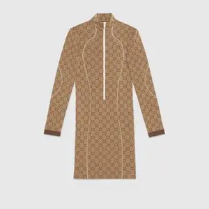 Gucci Gg Jersey Jacquard Dress Ready-to-wear