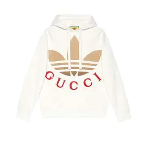 Gucci Adidas X Jersey Hooded Sweatshirt Ready-To-Wear - White