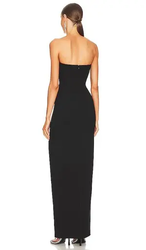 NICHOLAS Tena Deep V Strapless Gown