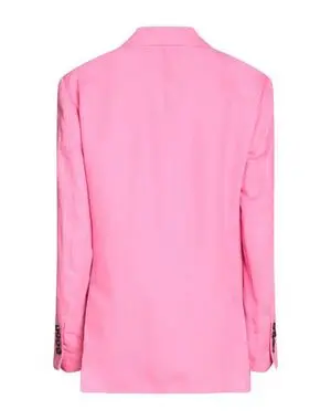 MSGM Blazer In Linen And Lyocell