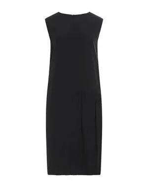 FERRAGAMO Silk Midi Dress - Black