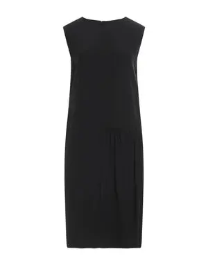 FERRAGAMO Silk Midi Dress - Black