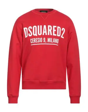 Dsquared2 Cotton Fleece Sweatshirt - Red