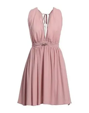 VICOLO Mini Flared Dress - Pastel Pink