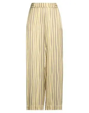 OTTOD'AME Striped Straight Leg Trousers - Grey