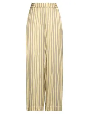 OTTOD'AME Striped Straight Leg Trousers - Grey