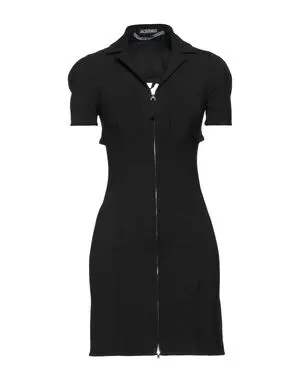 Jacquemus JACQUEMUS Short Sleeve Mini Dress Black