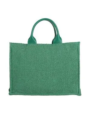 MARC ELLIS Textile And Leather Tote - Green