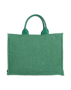 MARC ELLIS Textile And Leather Tote - Green