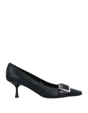 SERGIO ROSSI Pumps In Leather With Appliqués