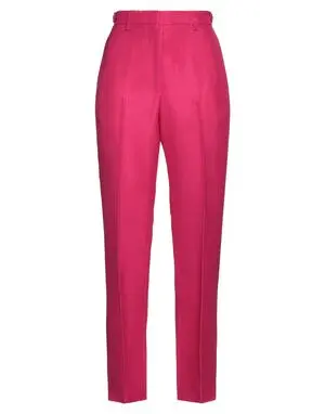 MSGM Viscose Straight Leg Pants - Pink
