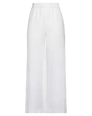 Fabiana Filippi Wide-leg Linen Pants - White
