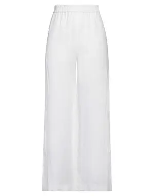 Fabiana Filippi Wide-leg Linen Pants - White
