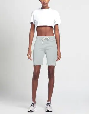 Helmut Lang Cotton Sweatshirt Fleece Bermuda Shorts - Sky Blue