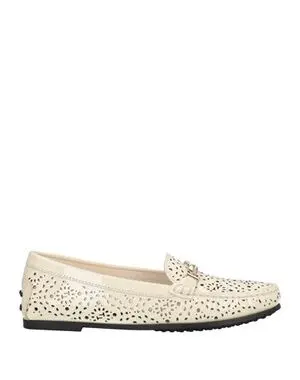 TOD'S Leather Loafers - White