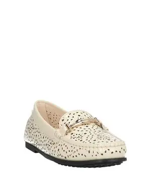 TOD'S Leather Loafers - White