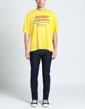 Dsquared2 T-shirt Size Cotton - Yellow