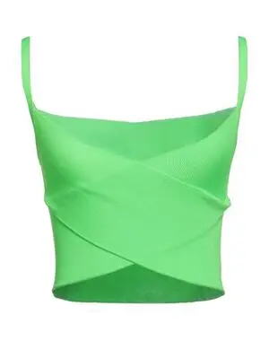MSGM MSGM Knit Crop Top Green