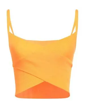 MSGM MSGM Knit Crop Top Orange