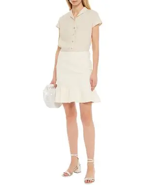 Vanessa Bruno Mini Flared Skirt - White