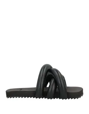 YUME YUME Padded Strappy Square Toe Flat Sandals