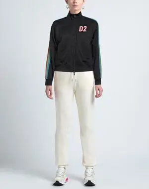 Dsquared2 Sweatshirt In French Terry With Logo - Black
